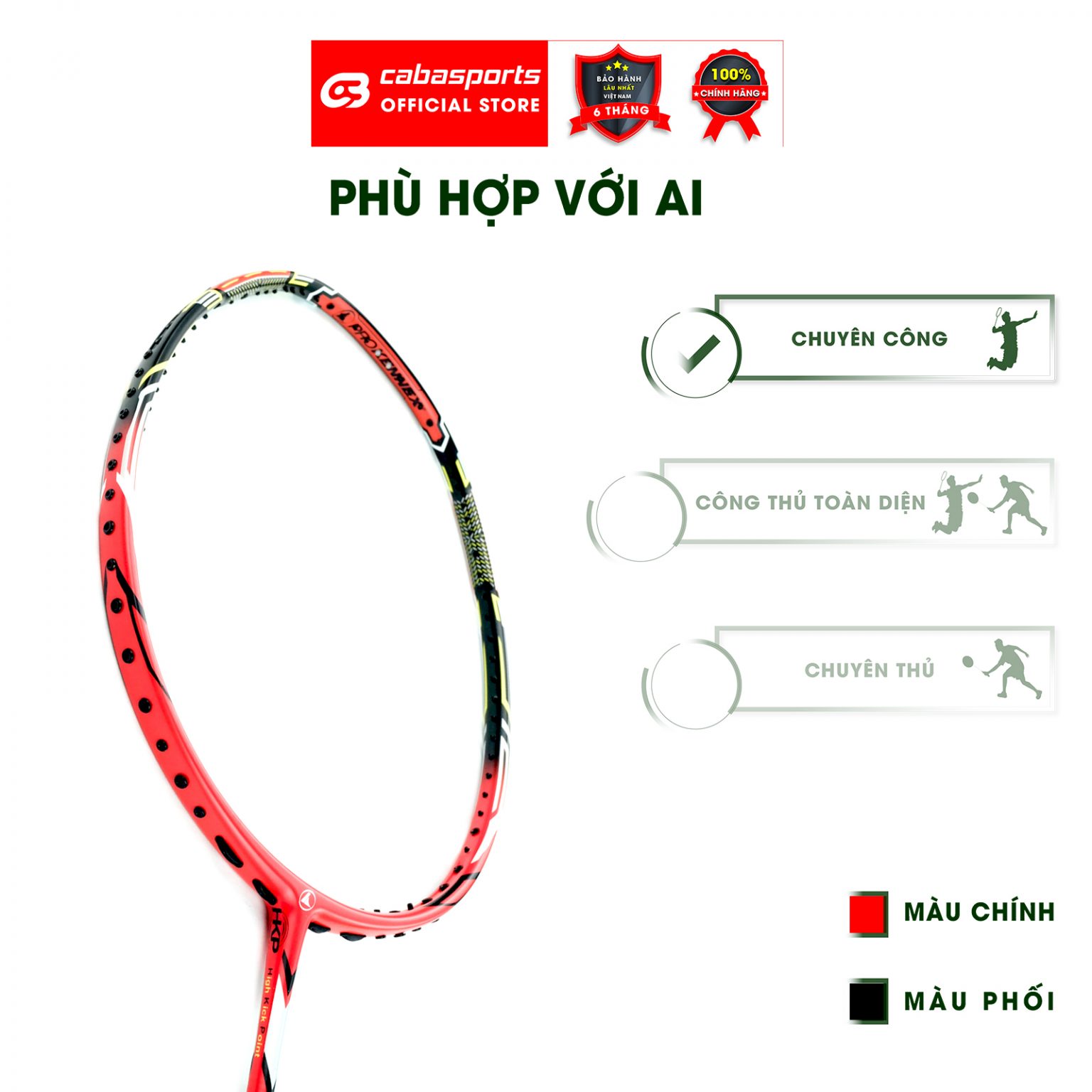 Vợt Kumpoo K520 Pro chính hãng giá tốt 2025