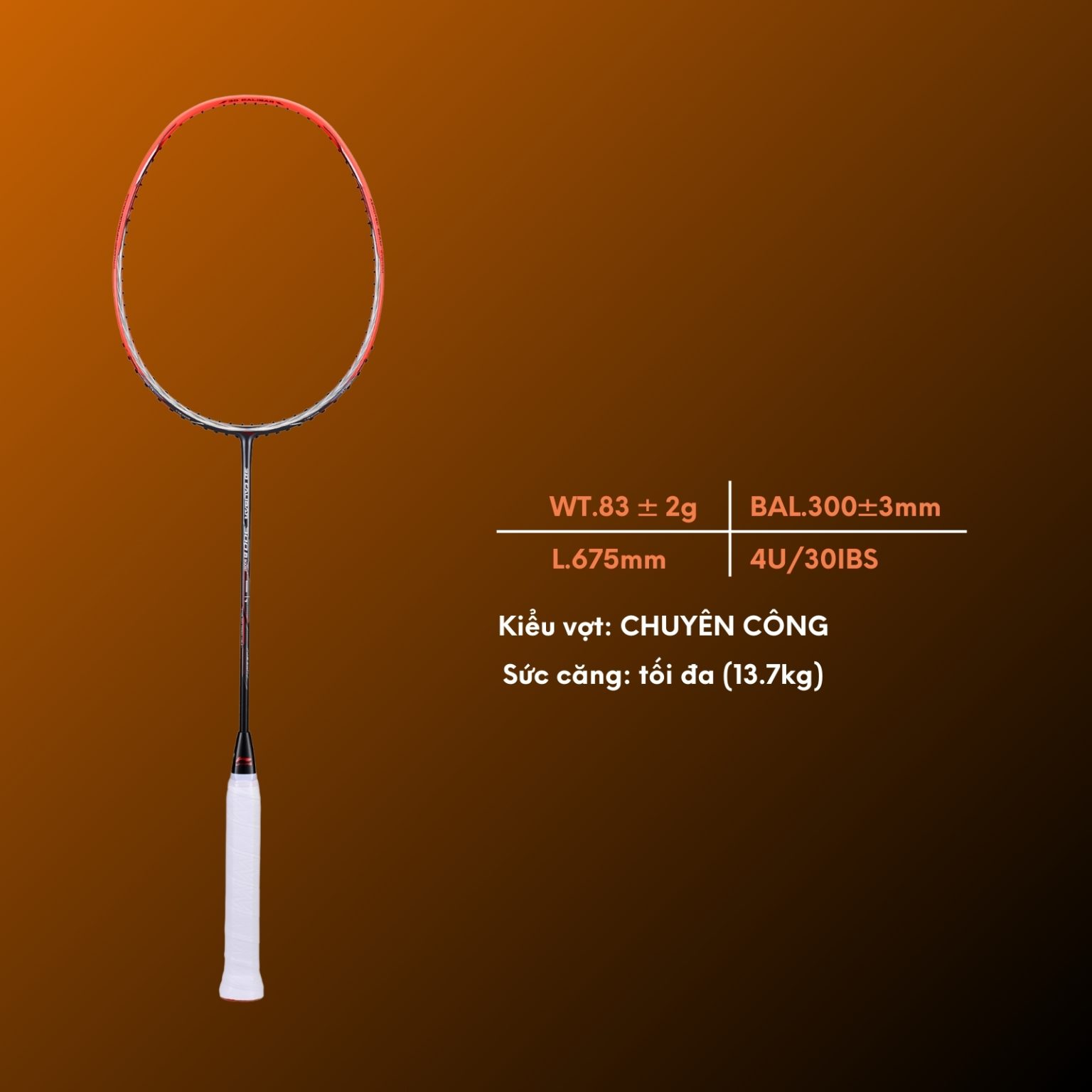 Vợt Cầu Lông Lining 3D Calibar 300B Chính Hãng